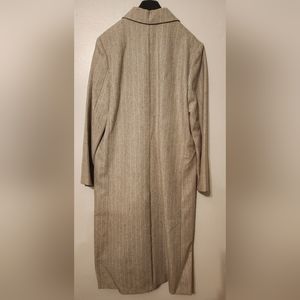Mango | Jackets & Coats | Pinstripe Wool Coat Mango | Poshmark